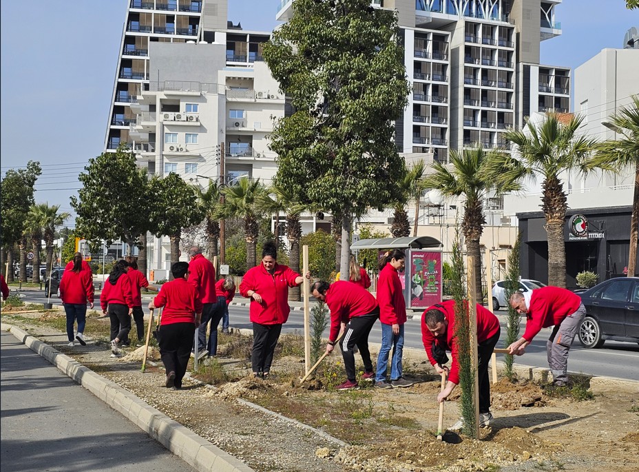 Contribution to the increase of urban greenery by Coca-Cola HBC Cyprus