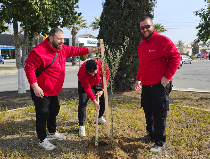 Contribution to the increase of urban greenery by Coca-Cola HBC Cyprus